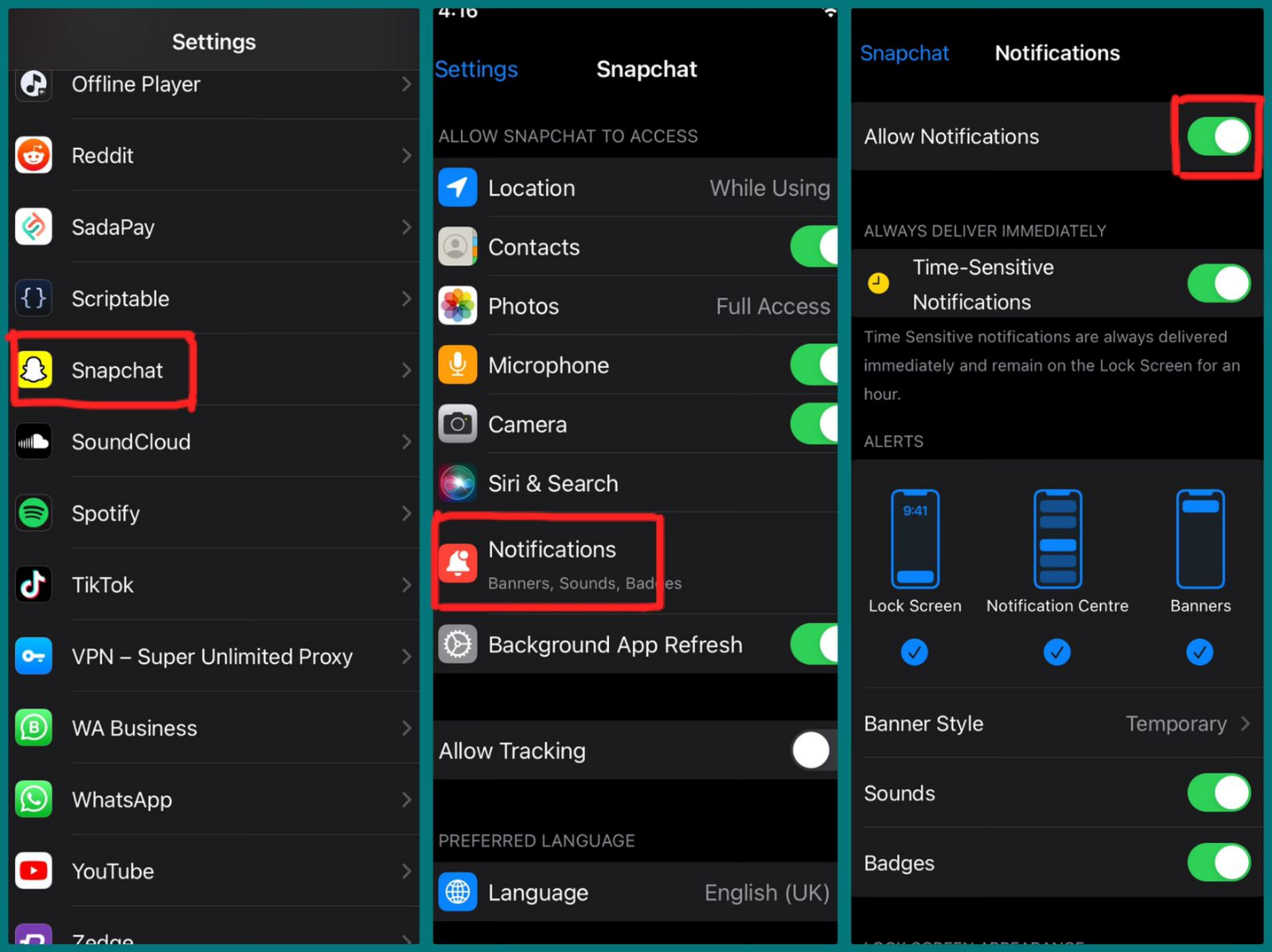 Snapchat Notifications Not Working on iPhone [Reasons & Solutions]